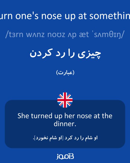  Turn One s Nose Up At Something 